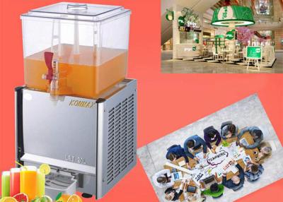 China Automatic Commercial Cold Orange Juice Refrigerator Cafeterias 20 liters Cold Fruit Juice Dispenser for sale