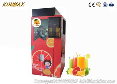 China Full Automatic 100% Pure Orange Vending Machine With LCD For Supermarket for sale