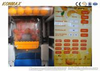China Black Color Orange Fruit Juice Vending Machine For School / Shops Use for sale