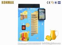 China Self - Service Orange Juice Vending Machine , Orange Fresh Vending Machine for sale