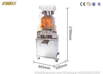 China Automatic Fresh Commercial Orange Juicer Machine 370w For Drink Shops for sale