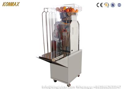 China Coffee Shop Commercial Orange Juicer Machine 370W 220V / 50Hz 720x715x1350mm for sale