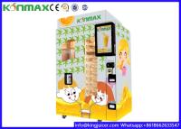 China Credit Card Currency Auto Industrial Fruit Juice Dispenser Machine With Cleaning System for sale