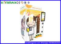 China Automatic Orange Fresh Vending Machine 24 Hours Service Help Cashless Payment for sale