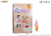 China 5 Liter Hypermarket Coin Ice Cream Machine Automatic Cleaning for sale
