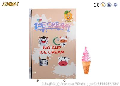 China 5 Liter Hypermarket Coin Ice Cream Machine Automatic Cleaning for sale