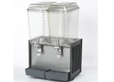 China Commercial Stainless Steel Body Fruit Juice Dispenser With Pump Spraying System for sale