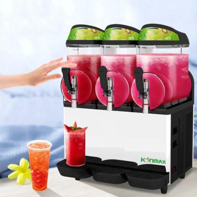 China Stainless Steel Three Bowls Margarita Smart  Ice Slush Machine Maker for sale