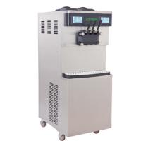 China Three Flavors Liquid Nitrogen Soft Ice Cream Machine Auto Cleaning for sale