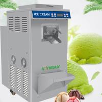 China Countertop Double Cylinder Softy Ice Cream Machine With Magnetic Air Pump for sale