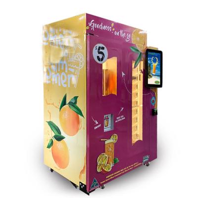 China Freshly Squeezed Orange Juice Vending Machine Cooling System For 350ml One Cup for sale