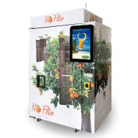 China 410ml  Mobile Payment LED Display Orange Juice Vending Machine for sale