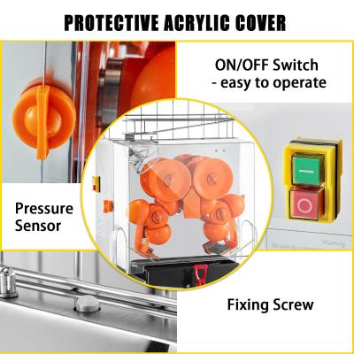 China SUS304 22 Units/Min Slow Fresh Automatic Orange Juicer Extractor Machine for sale