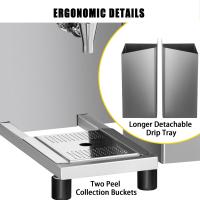 China Floor Orange Juice Machine Automatic Stainless Steel Housing Material CE Certification for sale