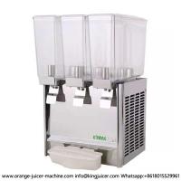 China PC Capacity Tank Cold Drink Beverage Dispenser Refrigerated Food Grade for sale