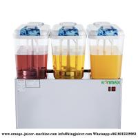 China Stainless Steel Cold Drink Dispenser For Heating and Cooling with Pump Spraying System for sale