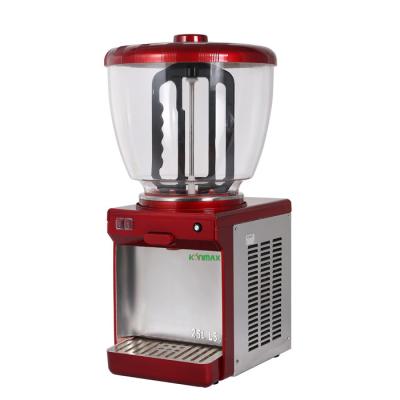 China 25L Commercial Cold Juice Dispenser Spraying Beverage Machine Magnetic Rotating for sale
