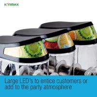 China Stainless Steel Three Bowls Margarita Smart  Ice Slush Machine Maker for sale