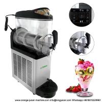 China SS304 Single Tank Frozen DrinksIce Slush Machine With LCD Switch for sale