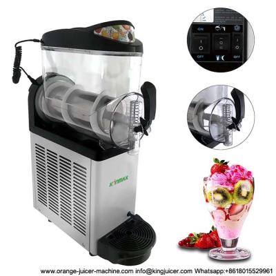 China SS304 Single Tank Frozen DrinksIce Slush Machine With LCD Switch for sale