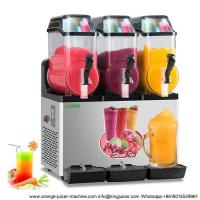 China 36L Daiquiri Margarita Slush Machine Granita Frozen Drink 3 Tanks Maker for sale