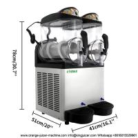 China Milk Shake Freezing Cylinder Stainless Frozen Icee Machine for sale