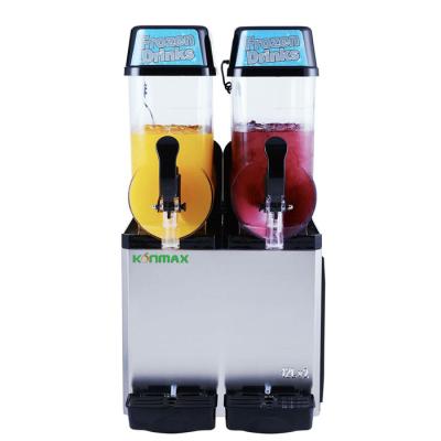 China R404A ABS Ice Slush Machine SS R304 ACC Cubigel Frozen Drink for sale