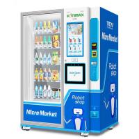 China Snack and Drink Combo Advertisement Self Service QR Pay Vending Machine for sale