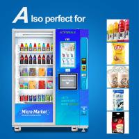 China Snack and Drink Combo Advertisement Self Service QR Pay Vending Machine for sale