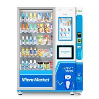 China Large Capacity Automatic Snack And Beverage Vending Machine 800w for sale