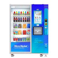China Amusement Automatic Beverage Beer Box Snack Vending Machine Mumbai With Robot Arm for sale