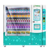 China Snack and Drink Combo Advertisement Self Service QR Pay Vending Machine for sale