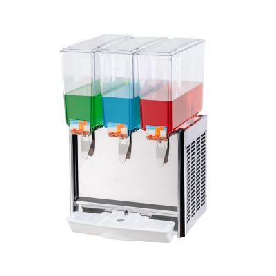 China Heating Juice Drink Dispenser 9L With 3 Tanks Innoxious for sale