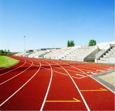 China Durable IAAF Certified Full Pour Running Track with 15.9mm Thickness and SBR & PU Binder for Stadiums for sale
