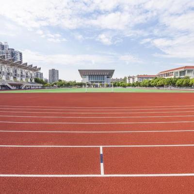 China IAAF Certificate Synthetic Athletic Track Prefabricated System For School for sale