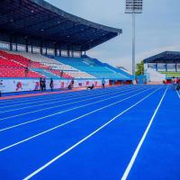 China Sandwich System Athletic Running Tracks EPDM SBR Material For National Sports Game for sale