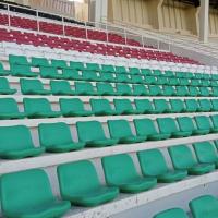 China HDPE Material Plastic Stadium Seating Chair with 5 Years Warranty and Customized Color for Playground Arena for sale