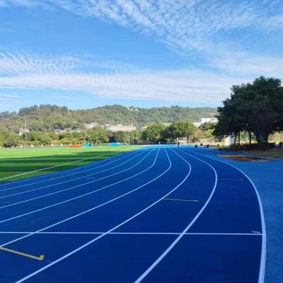 China IAAF Approved Rubber Running Track with 9 - 15 mm Thickness and 10 - 15 Years Service Time for sale