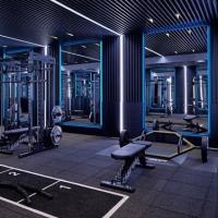 China Indoor GYM Rubber Flooring Mat Black SBR With EPDM Flecked Surface for sale