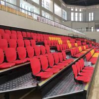 China 480 cm * 552 cm * 780 cm Retractable Bleacher Seating with 2 Years Warranty and 10 Years Use Life for Concert Halls and Venues for sale