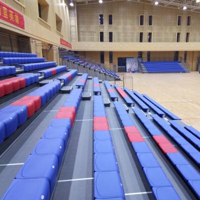 China Color Customized Front Mounted Retractable Bleacher Seating with 2 Years Warranty for Stadiums and Arenas for sale
