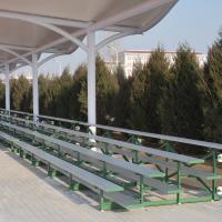China 4 Row Aluminum Sports Bleachers For Outdoor Playground Gym for sale