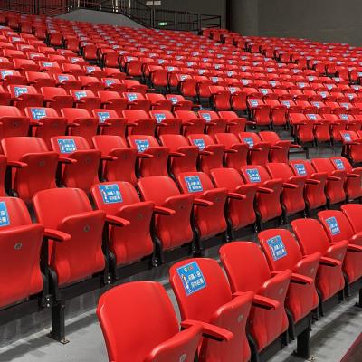 China Fireproof Anti-aging Anti-UV Plastic Stadium Seating and Fixed Stadium Chair for Outdoor Sports for sale