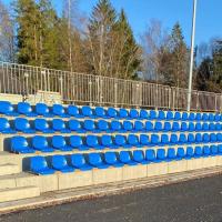 China Anti-aging Anti-UV Fire-proof Plastic Stadium Seats for Bleachers with Back Support for sale
