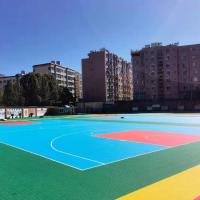 China High Impact 15mm Thickness Hexagon Surface PP Tiles Sports Flooring Interlocking Sports Flooring for sale
