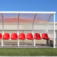 China 4 Seats Substitute Outdoor Stadium Seating With EN12727 Certificate for sale