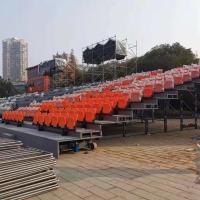 China HDPE Plastic Stadium Seating Chair with Anti-Aging and Anti-UV Properties for Outdoor Football Fields for sale