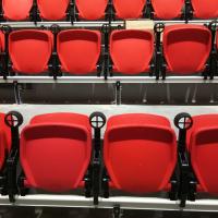 China Fixed Plastic Stadium Seating with Floor Mounted and Wall Mounted Types for Anti-UV Protection for sale