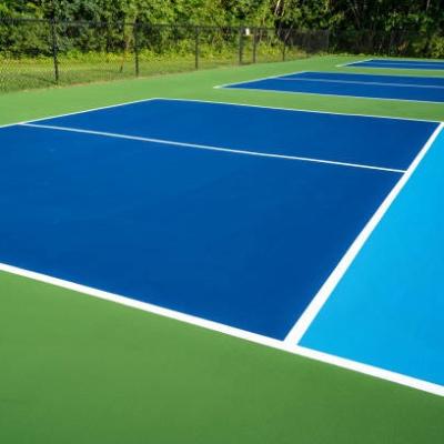 China Pickleball Surface Customized Colors Pickleball Court Mat Sports Pickleball Flooring for sale