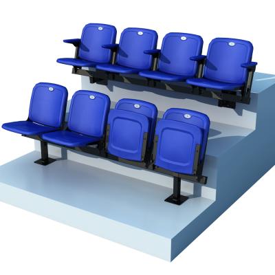 China EN12727 Certified Customizable Lightweight Plastic Stadium Seating and Stadium Plastic Chairs for Durable Comfort for sale